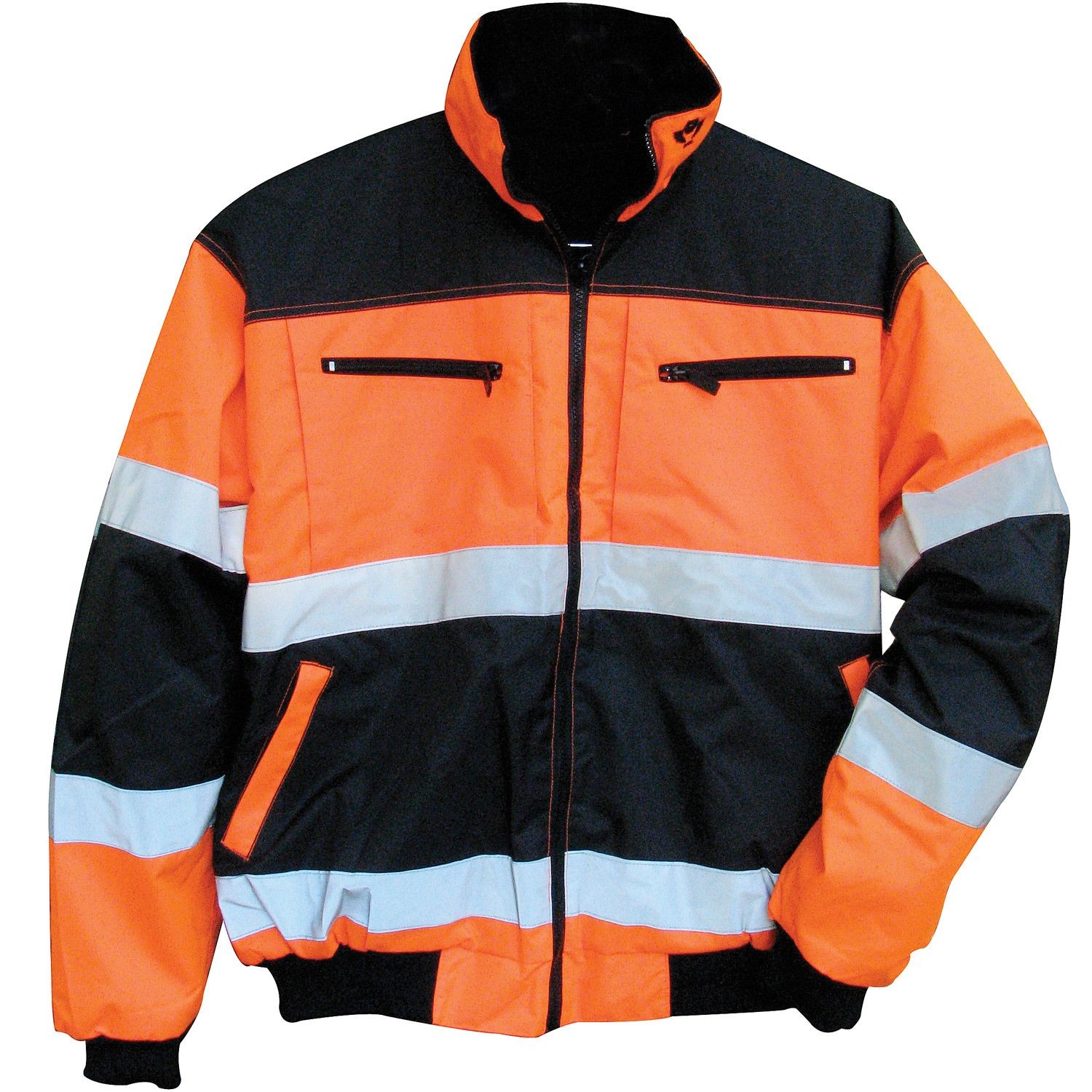 ANSI 2 REFLECTIVE ORANGE REVERSIBLE 3-SEASON JACKET